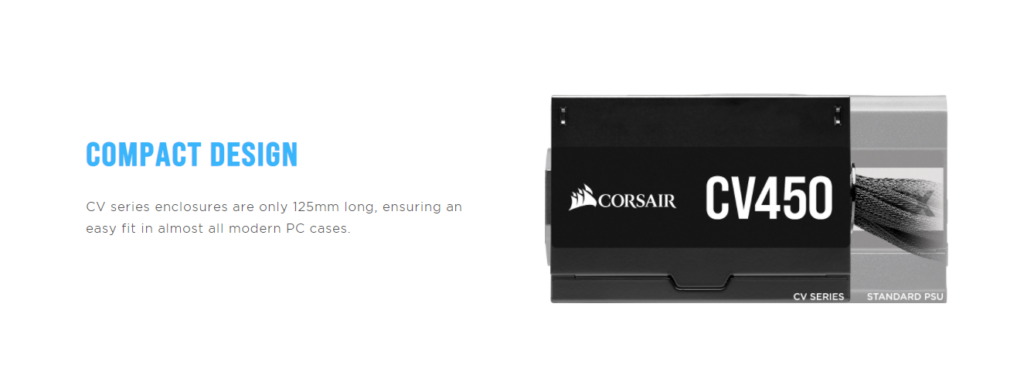Buy Corsair CV450 ATX Power Supply CV Series (80 Plus Bronze Certified ...